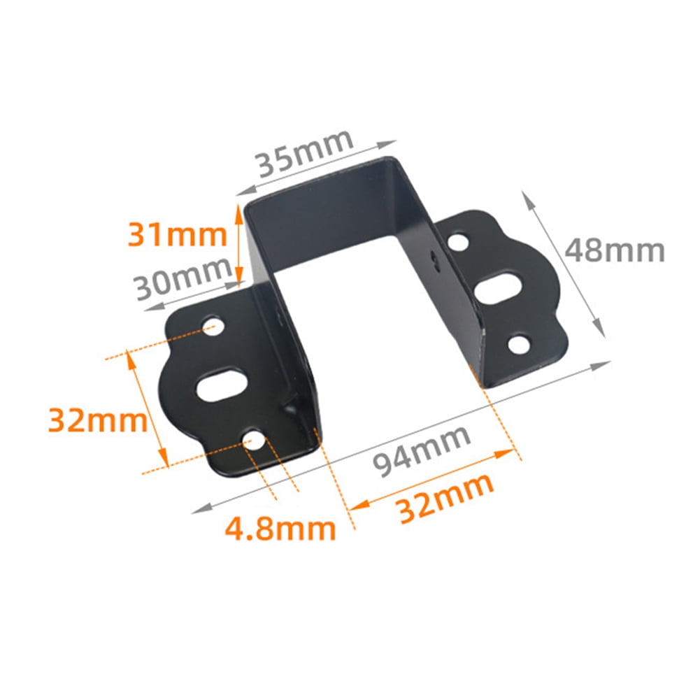 Goodhd 2X U Shaped Bed Connecting Connector Brackets Fixings Components ...