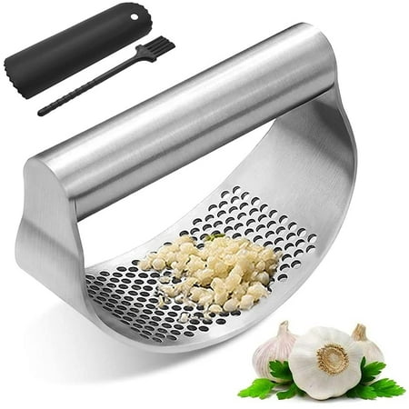 JOYWEI Garlic Garlic Press Stainless Steel Garlic Press Professional ...