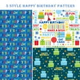 Walmart Birthday Gift Wrapper for Children - 3 Styles, 6 Large Sheets ...