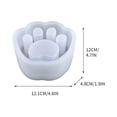 AuroraX Cat Paw Flower Pot Mold Concrete Flower Pot Mold DIY Silicone ...