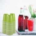 JAM Paper Bulk Plastic Cups, 12 oz, Lime Green, 200 Cups/Box - Walmart.com