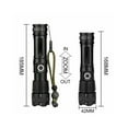 90000 Lumens Powerful Flashlight, USB Rechargeable Waterproof XHP70 ...