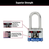Master Lock 1-3/4in Laminated Steel Padlock with Key and 1-1/2in ...