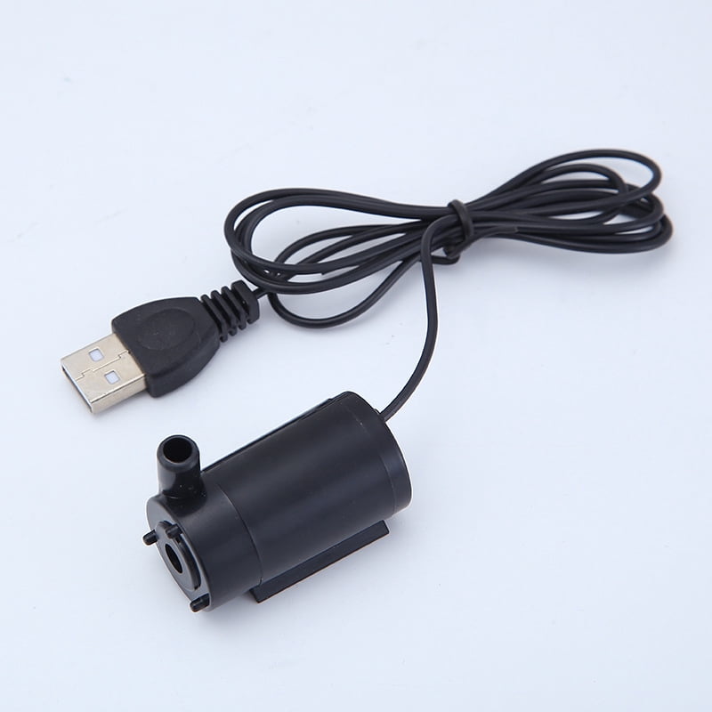 USB Mini Mute Submersible Water Pump 2-3L/min Submersible Pump for Fish ...