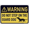 SignMission Dachshund Security Sign, 12 x 8 in., Indoor & Outdoor Use ...