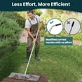 Lawn Leveling Rake 30x10 inch, (Professional-Grade) Lawn Leveler Tool ...