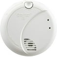 First Alert BRK 7010B Hardwired Photoelectric Smoke Alarm with Battery ...