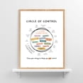 Affixzi Circle of Control Poster, Therapy Office Decor, Wall Art ...