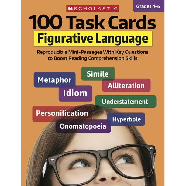 100 Task Cards: Figurative Language | Bundle of 10 Packs - Walmart.com