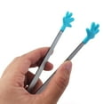 RONYOUNG 10PCS Mini Tong Hand Shape Silicone Tongs 5 Inch Small Kitchen ...