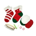 Beginners Crochet Kits for Christmas Stocking, with Crochet Yarn Sock ...