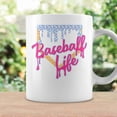 Baseball Life Baseball Home Plate Ice Cream Dripping Coffee Mugs ...