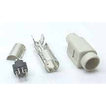 IEC MD09F Mini Din 9 Pin Female Connector - Walmart.com