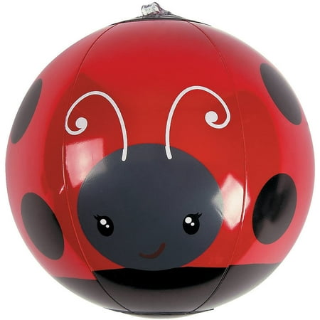 IGUOHAO Mini Ladybug Beach Balls (Set of 12) Pool and Birthday Party ...