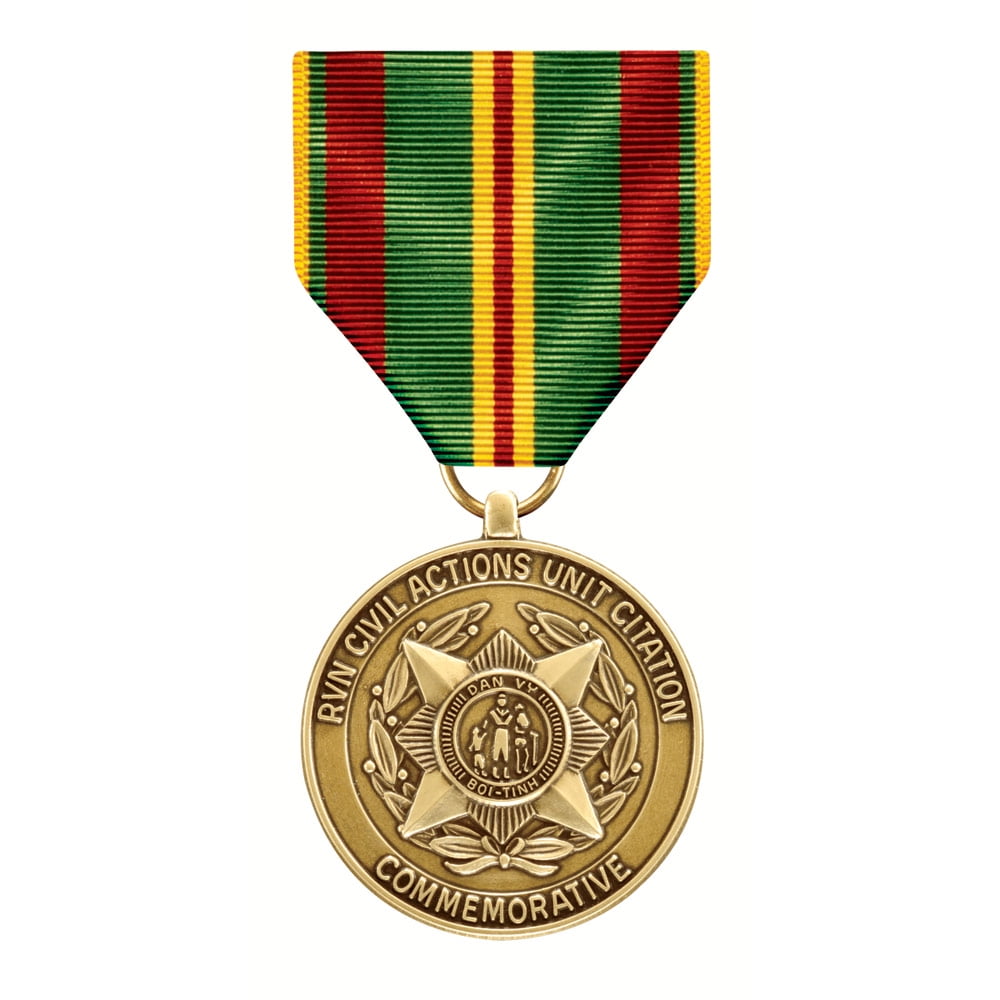Republic Of Vietnam Civil Action Unit Citation Commemorative Medal ...