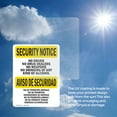 (2 Pack) No Drugs Dealers Weapons Bilingual OSHA Security Notice Sign 5 ...