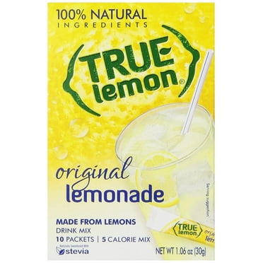 True Lemon Original Lemonade - Pure Flavored, Single Sugar, Low Calorie ...