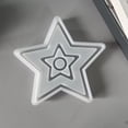CEORPER Flexible Five Pointed Star Candle Holders Molds For Resin Soap ...