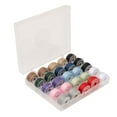SINGER Bobbin Storage Box, Clear Plastic Storage Container for Up to 25 ...