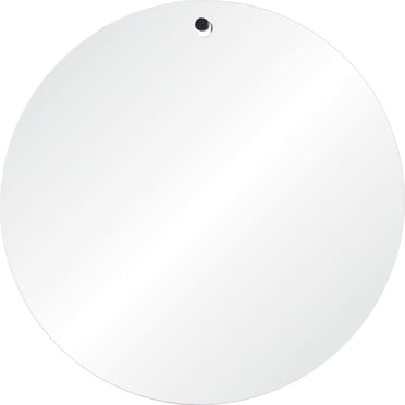 Signature Home Collection 30" Clear Polished Unframed Beveled Round ...