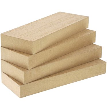 Lara's Wood Bulk Block 3.5" 3pc - Walmart.com