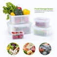 Luxear Veggie Keeper, 5 Pack, Super Large Cap, BPA Free with Lid ...