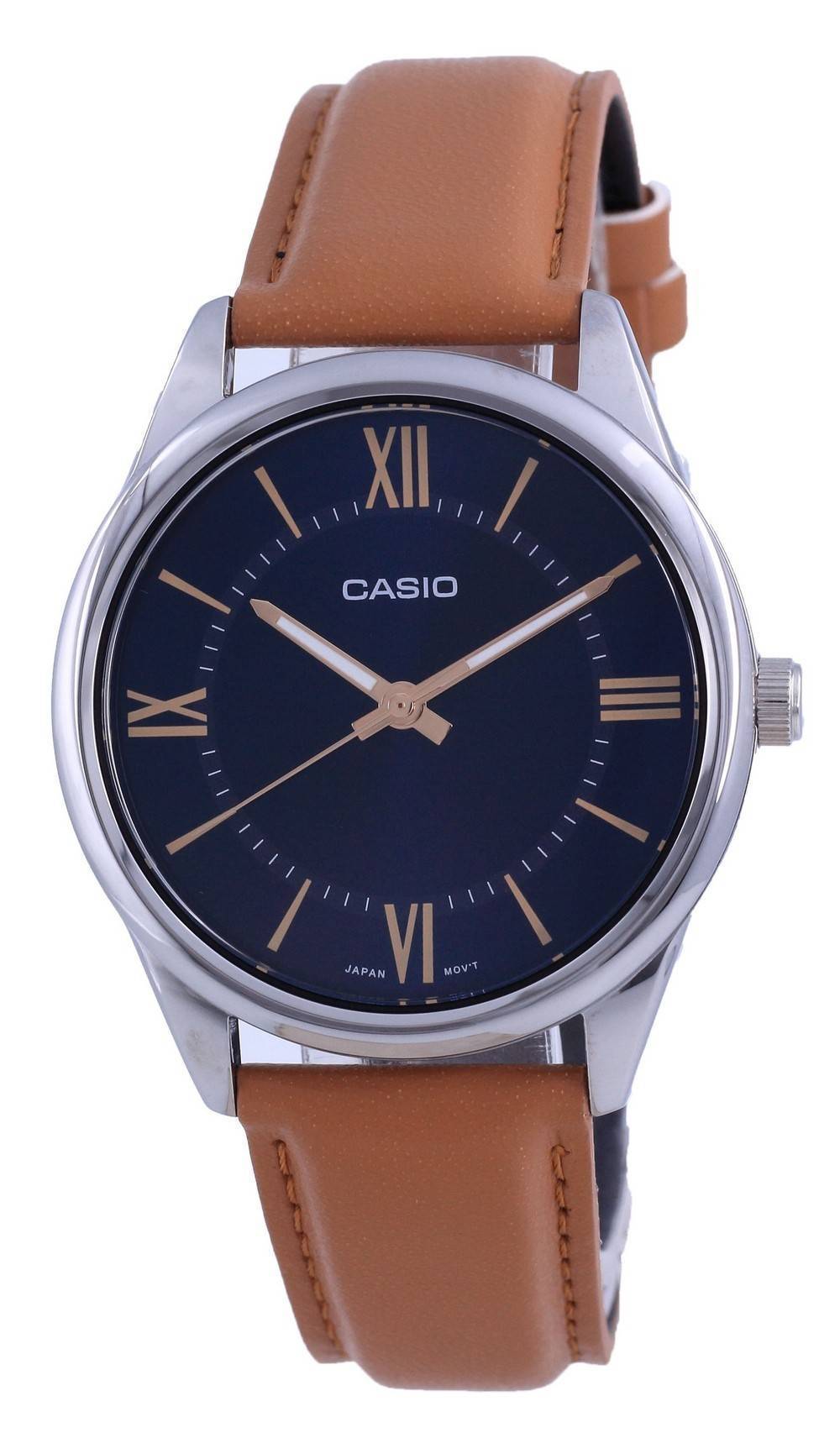 Casio Blue Dial Stainless Steel Analog Quartz MTP-V005L-2B5 MTPV005L-2 ...