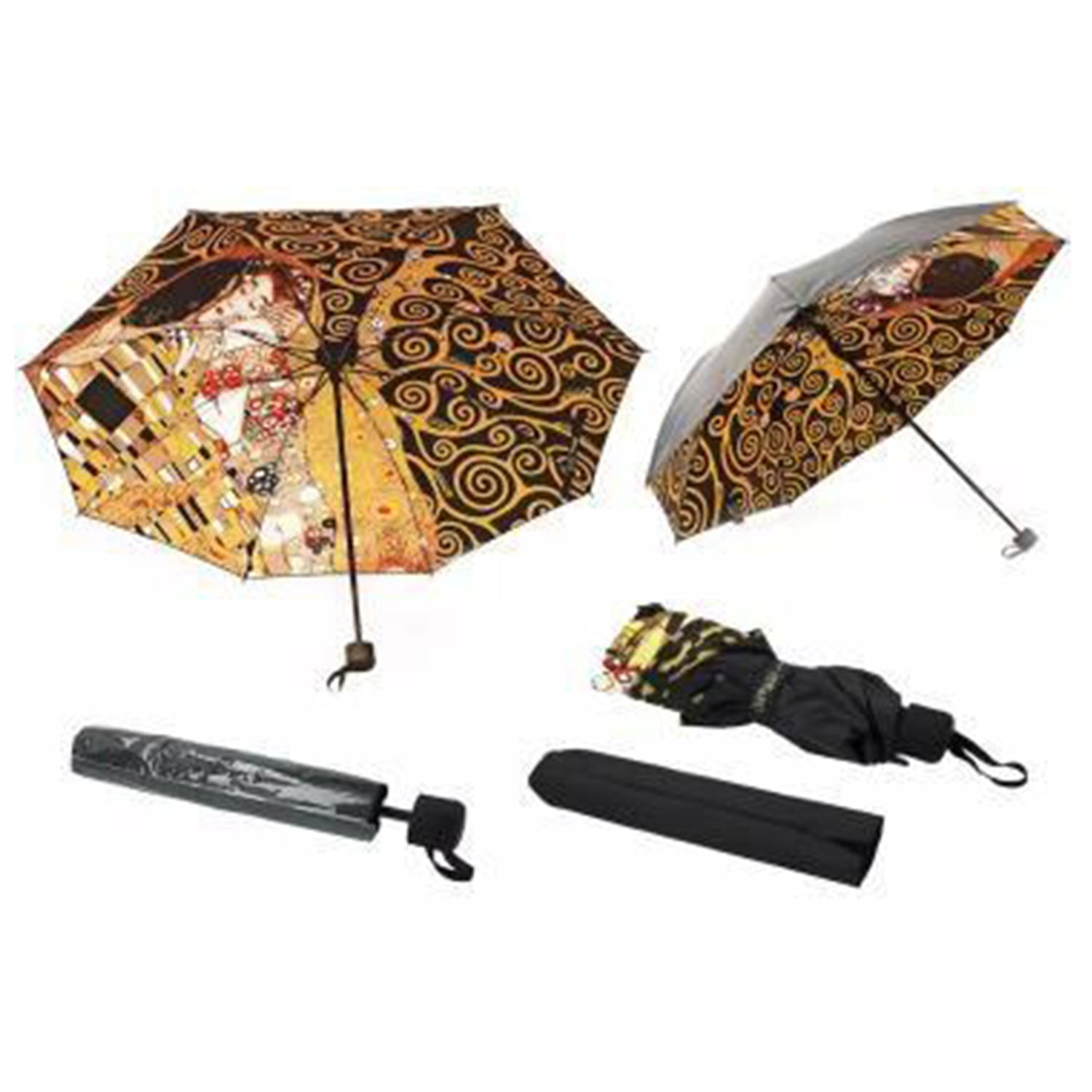 Automatic Folding Umbrella for Sun and Rain with Strong Steel Shaft ...