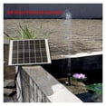5W Split Solar Fountain Pump Suction Floating High Lift Bird Bath Pond ...