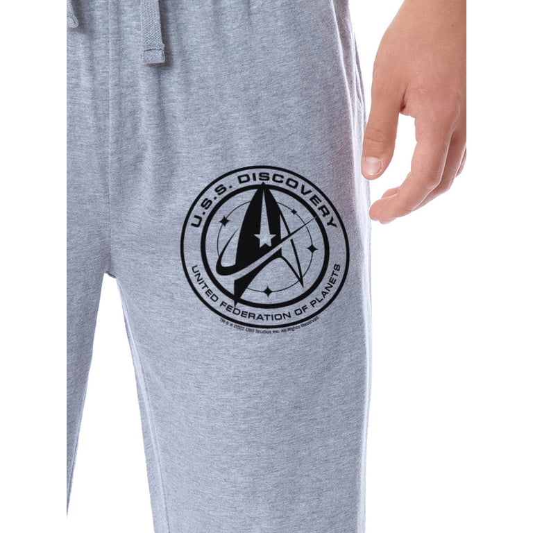 Star Trek Mens' Starfleet Discovery Sleep Jogger Pajama