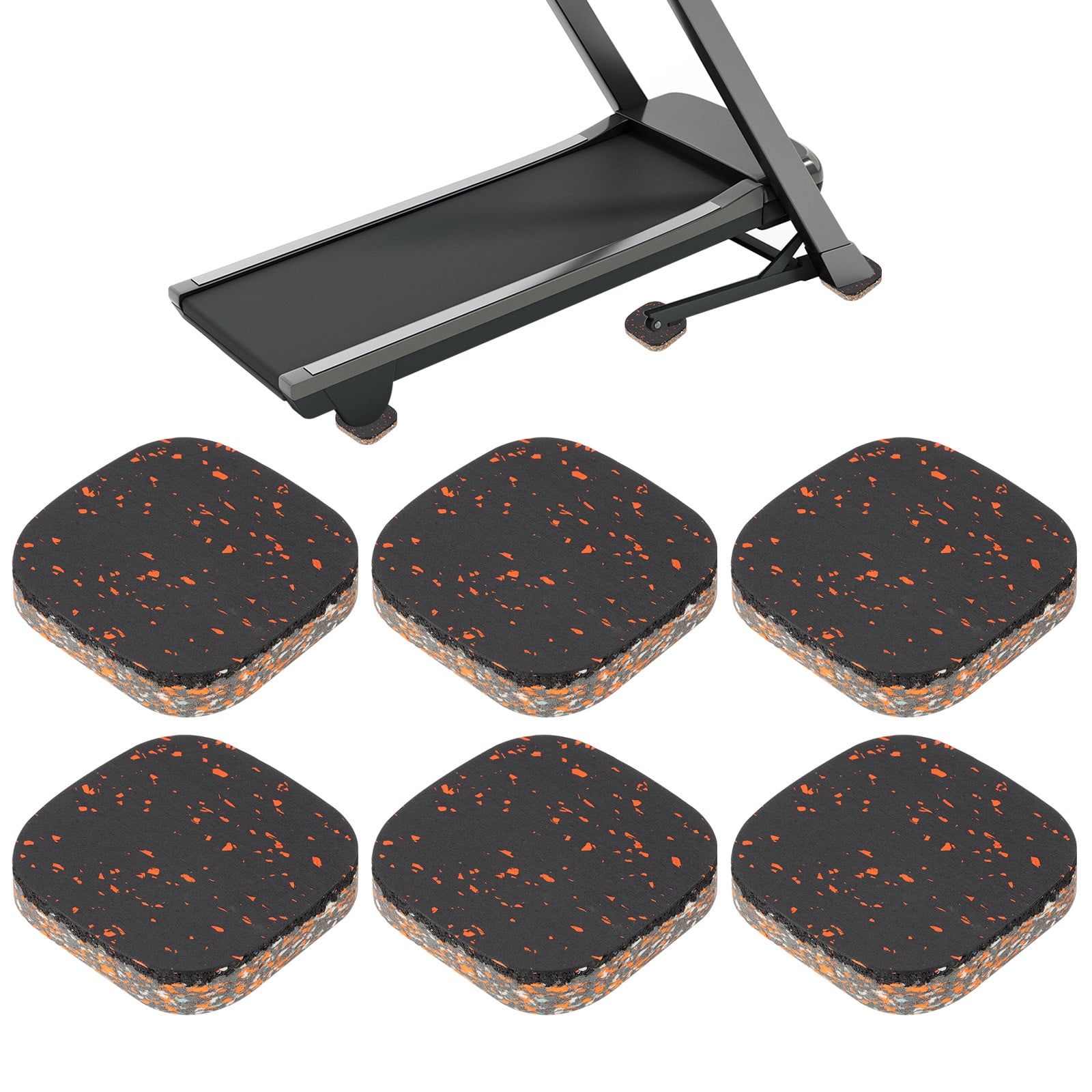 Click here for Unique Bargains Uxcell 6 Pcs Treadmill Mat Pads  4... prices
