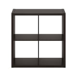 Furinno Cubicle Open Back Decorative Cube Storage Organizer, 4-Cube ...