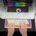 Gaming Keyboard Full Size LED Backlits Quiet Computer Keyboard ...