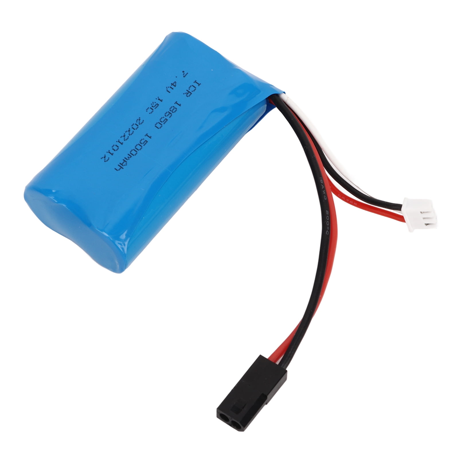 18650 7.4V 1500mAh Lithium Battery, Lithium Polymer High Discharge ...