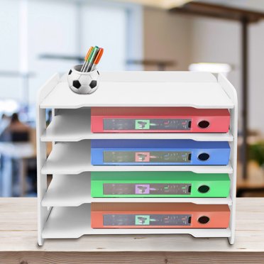 Natwind 7-Tier Office Desk Paper Organizer, A4 Document & Letter ...