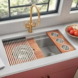 "Ruvati RVH8222 Roma 33"" Stainless Steel Single Basin, Undermount ...