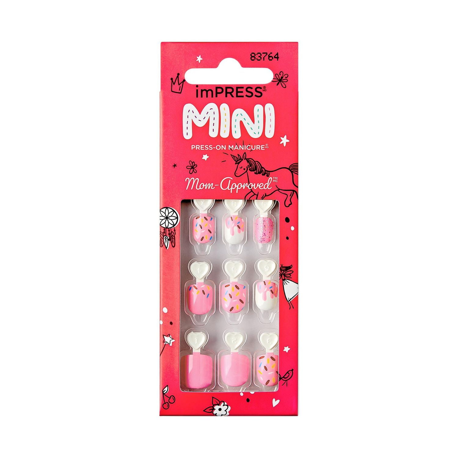 Click here for Kiss Impress Mini - Super Duper  Fake Nails  20 Co... prices