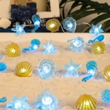 Meltone Ocean Decor String Lights, 10 Ft 30 LEDs Battery Operated with ...