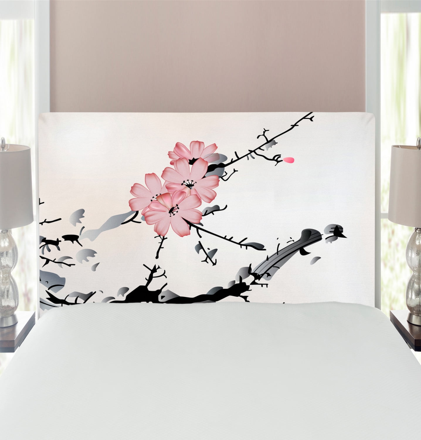 Japanese Headboard, Watercolors Illustration Traditional Native ...