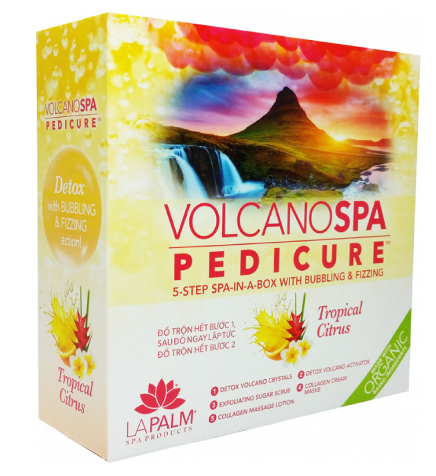 La Palm Volcano Spa Pedicure - 5-Step System w/Mega Eruption Technology ...