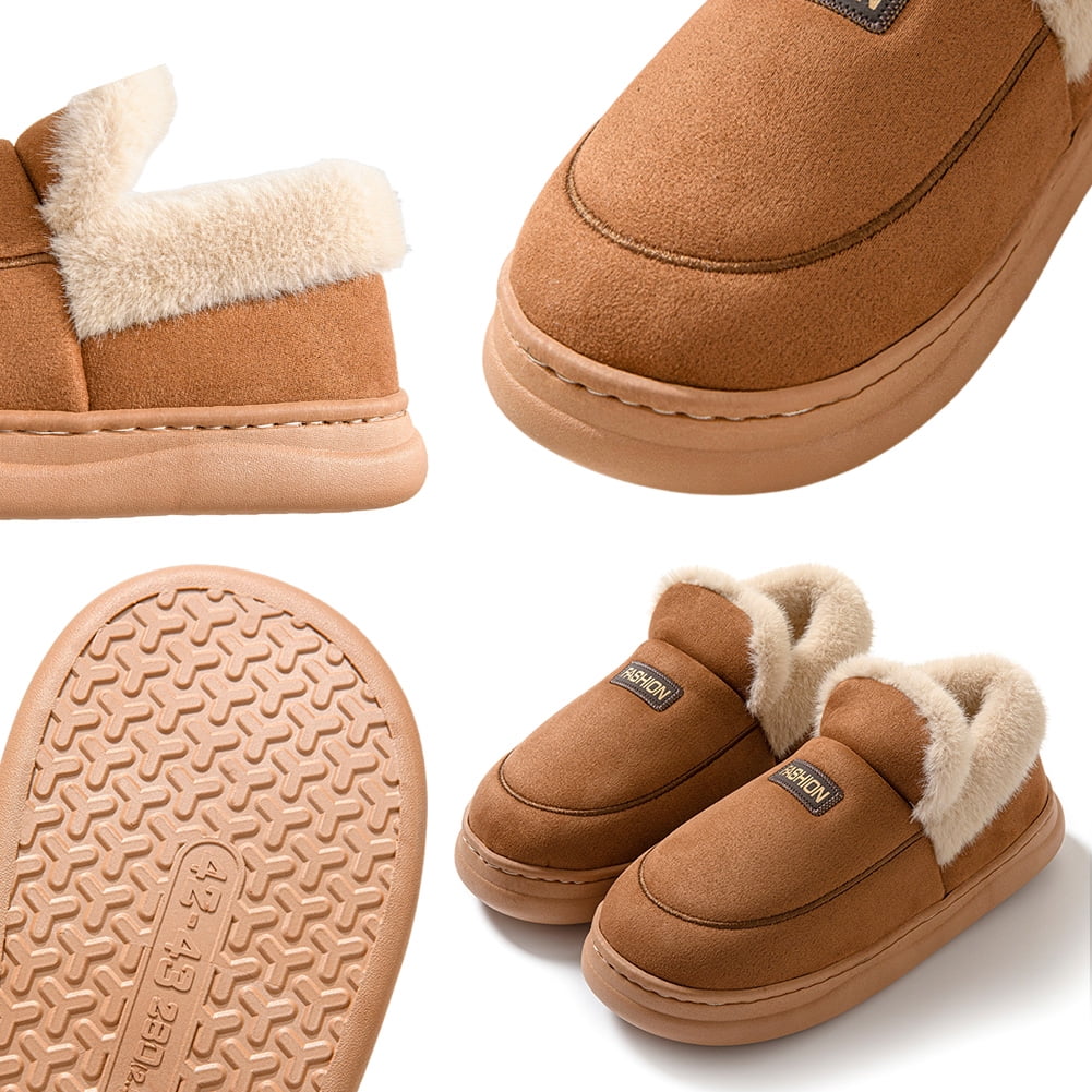 Pantuflas Mullidas Con Plataforma para Mujer Y Hombre Cálidas Cómodas ...
