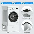 2 Pack Inlife Heavy-Duty Laundry Pedestals: Stackable Washer and Dryer ...
