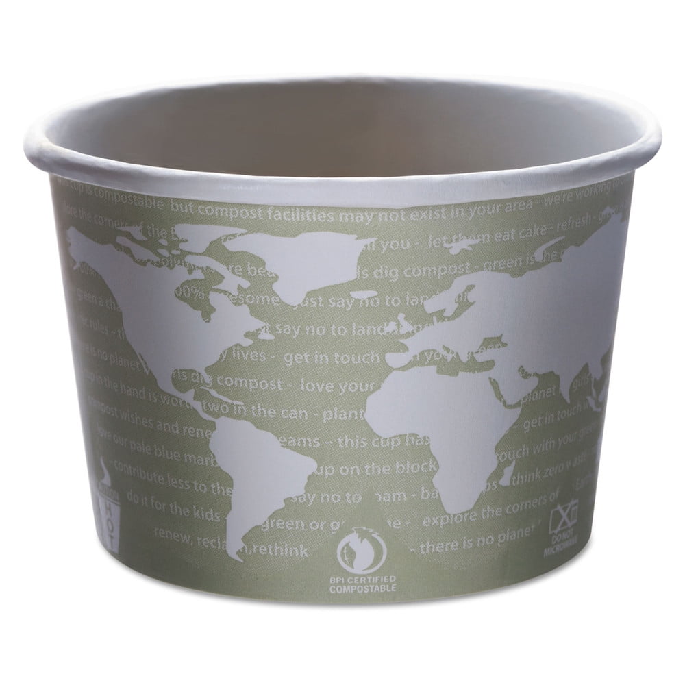 Eco-Products World Art Renewable & Compostable Food Container - 16oz ...
