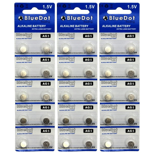 BlueDot Trading AG5 (also known as LR48 and LR754) Alkaline Button Cell ...