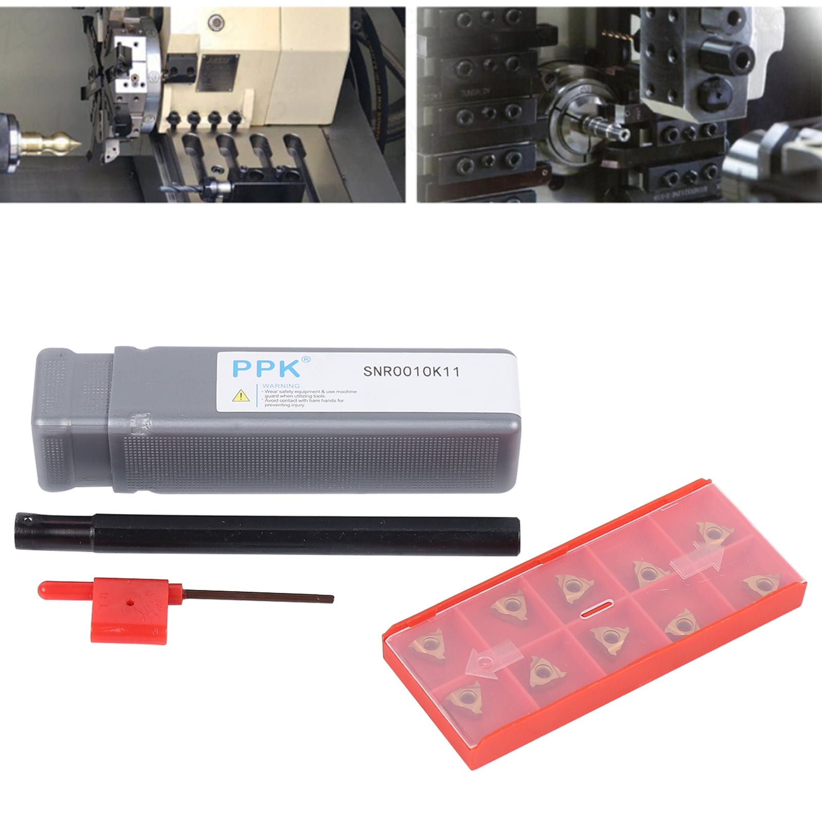 Miumaeov Snr0010K11 Holder Lathe Internal Threading Boring Bar Turning ...