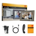 Kodak 10.1-inch Digital Photo Frame, Touchscreen, Wi-Fi, Solid Wood ...