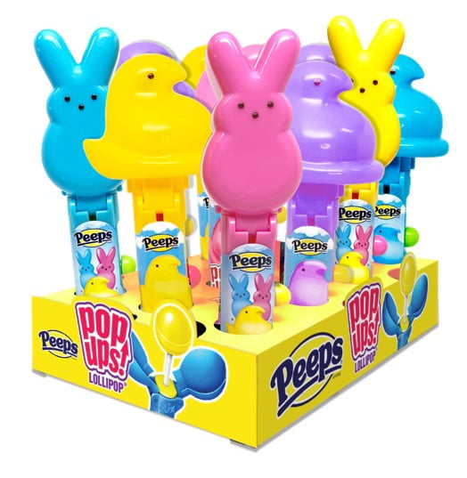 Peeps Easter Chicks & Bunny Pop Up Lollipops, Marshmallow Flavored Pops ...