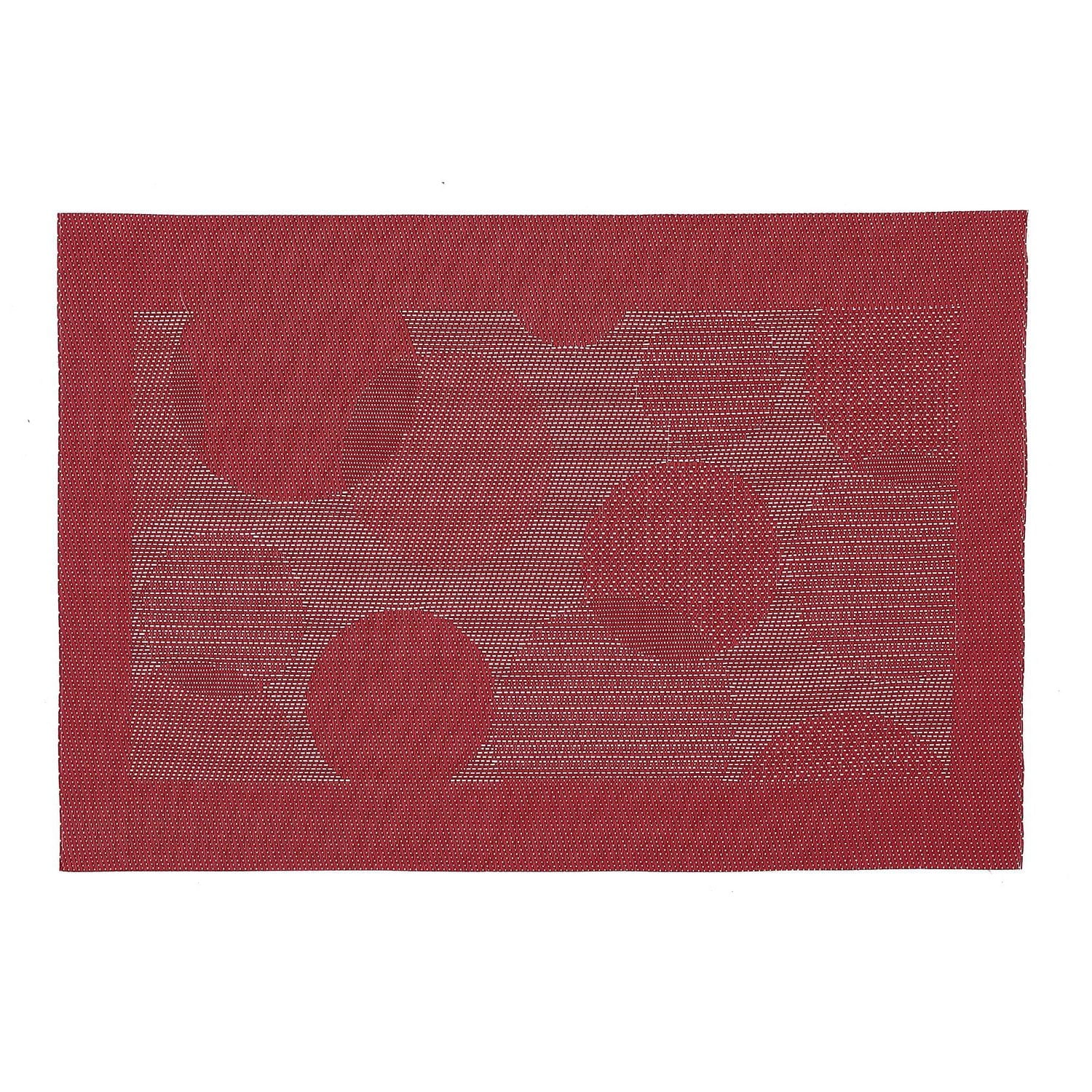 Click here for Ih Casadécor Vinyl Placemat (Bubbles) (Red) - Set... prices