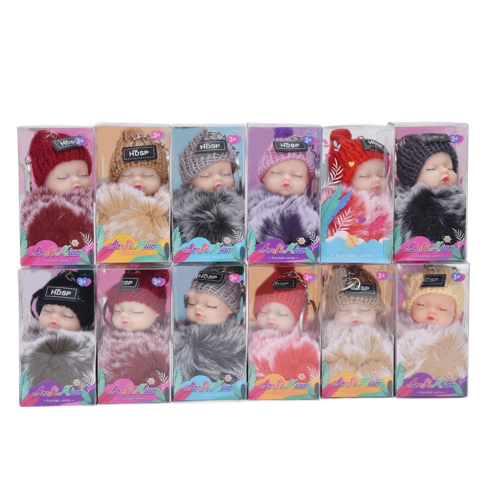 Click here for Unbranded Sleeping Baby Doll Keychain 12 Pcs Doll... prices
