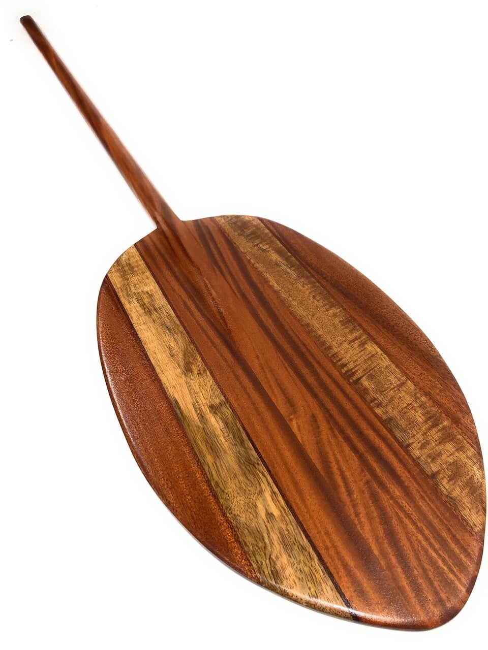 Hokulea Koa Canoe Paddle 60" w/ Mango Inlays Steersman - Made in Hawaii ...